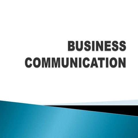 Business communication | PPT