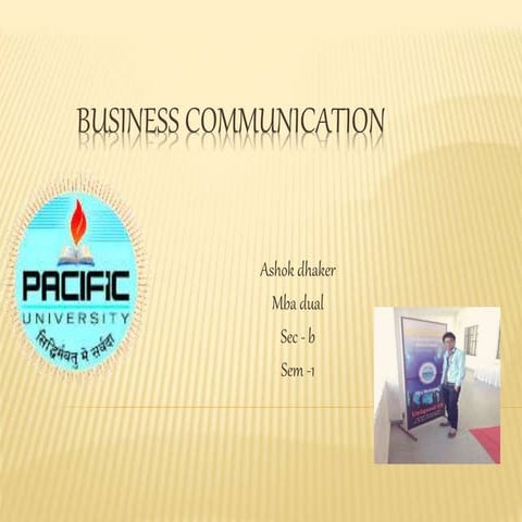 Business communication | PPTX