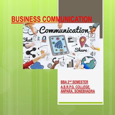 Business communication | PPT