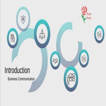 Introduction - Business Communication | PPTX | Business | Business and ...
