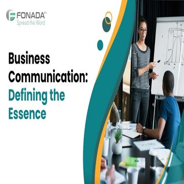 Business Communication Defining the Essence | PPTX