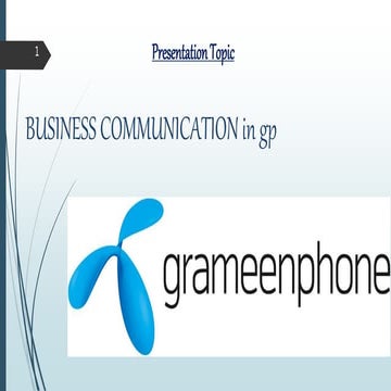 Business Communication in GP | PPTX | Business Administration | Business
