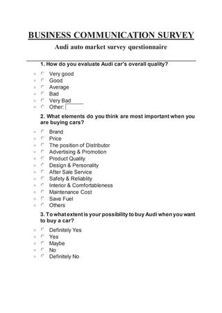 Brand questionnaire | PDF