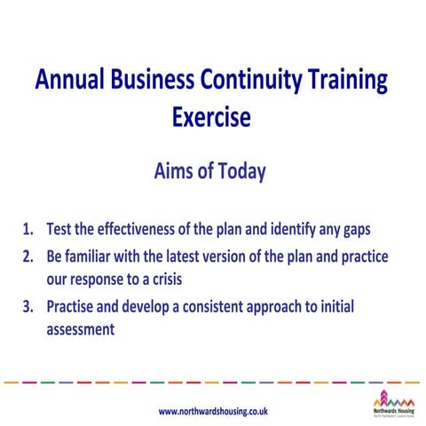 Business continuity exercise feb 13 | PPT | Running and Jogging ...