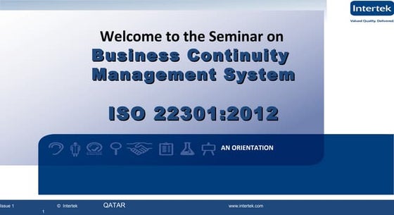 what is Business Continuity Management System? | PPT