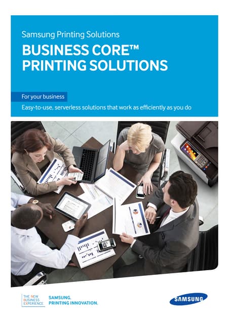 Samsung Printing Solutions presentations