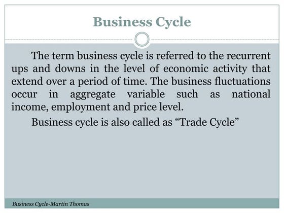 Business cycle | PDF