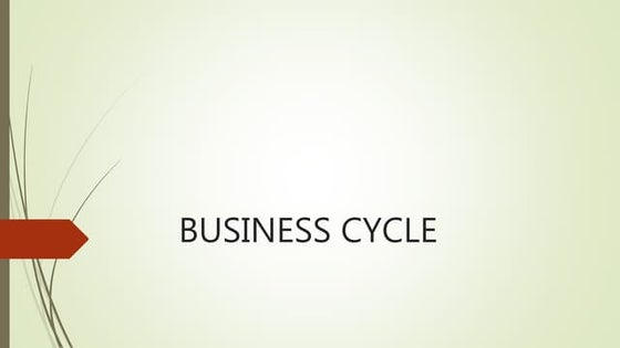 Business Cycle Powerpoint | PPT