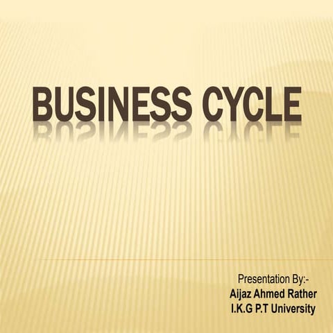 Business Cycle | PPTX | Green Solutions | Business