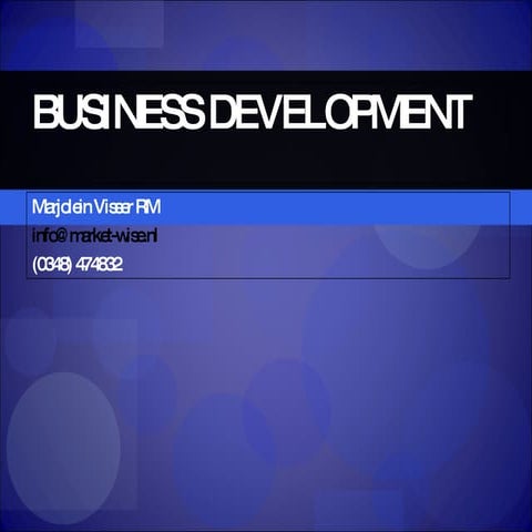Business Development | PPT | Business | Business and Finance