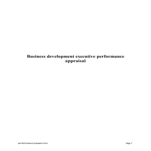 Business development executive job description • Business development ...