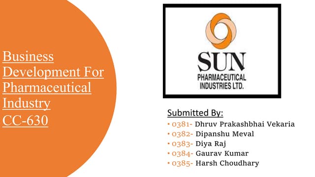 Sun pharma | PPTX