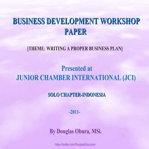 Business Development Plan | PPT
