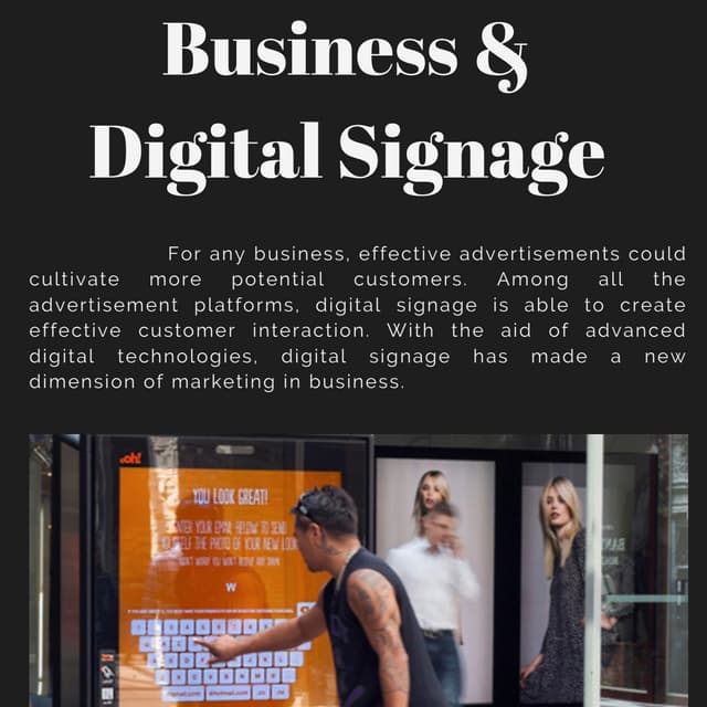 Business & digital signage | PDF