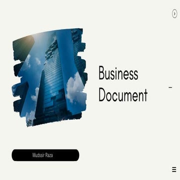 Business Document | PDF