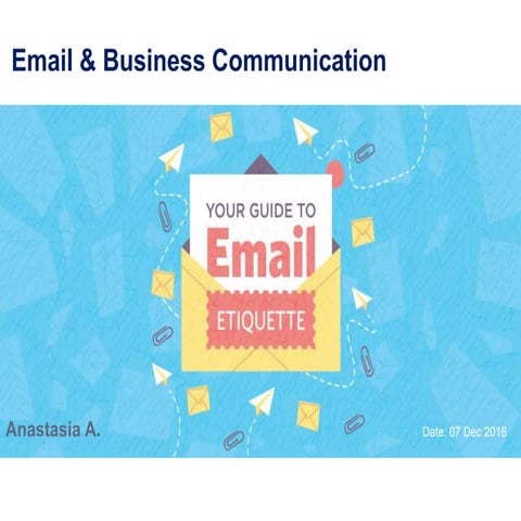 Email etiquette,business communication etiquette | PPT