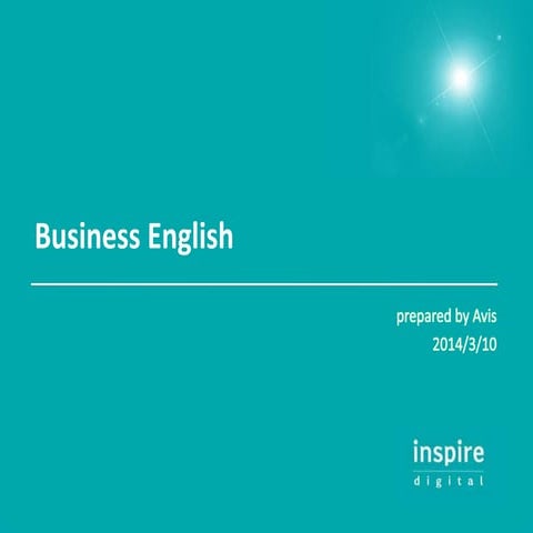 Inspire Digital Business English Program Part II | PDF