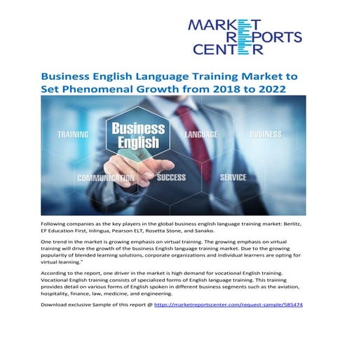 Spoken English Advertisement Sample