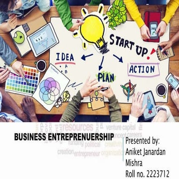 business entrepreneurship ppt | PPTX