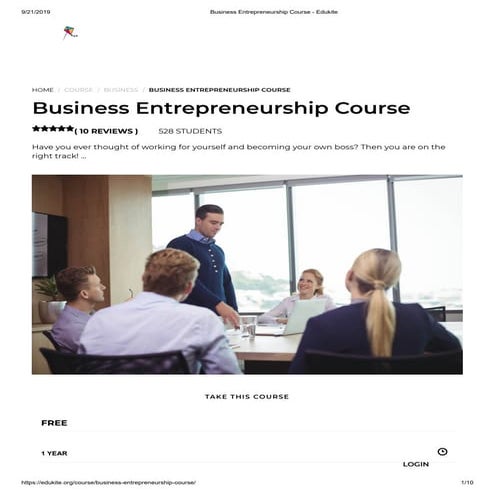 Business Enterprise Theory - Edukite | PDF