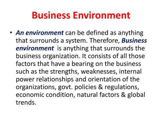 Business Environment class 12 ppt | PDF | Economy | Business and Finance