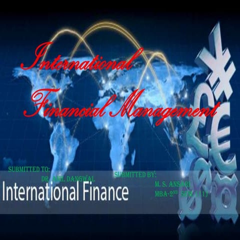 international financial management | PPT