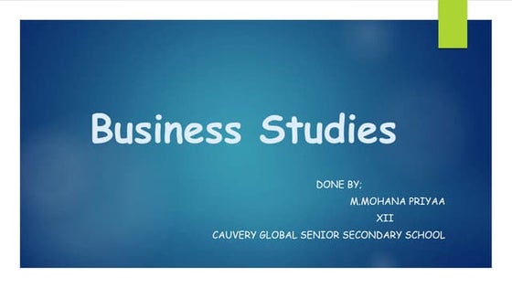 Business environment ppt | PPSX