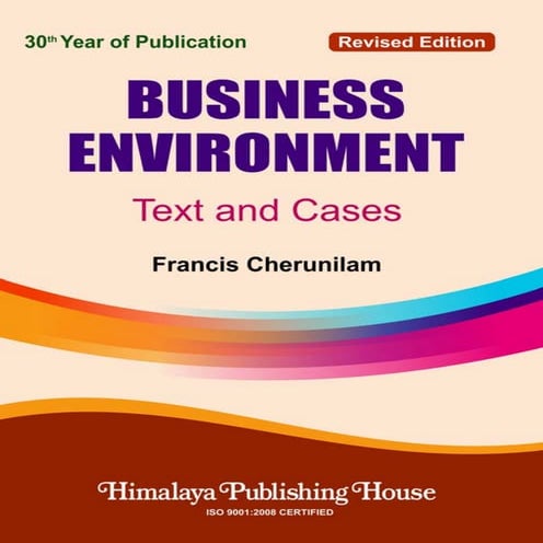 business environment an introduction for business students | PDF