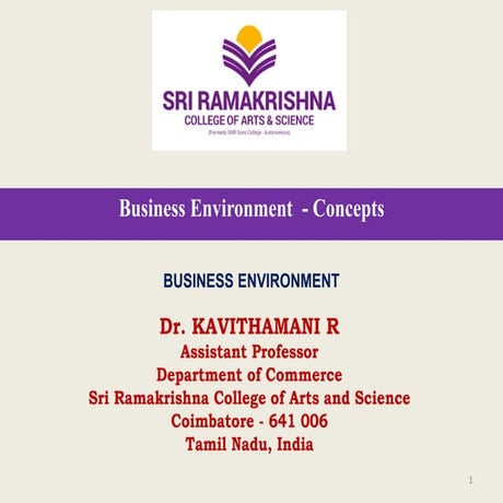 Business Environment-Concepts, Characteristics and Significance | PPT