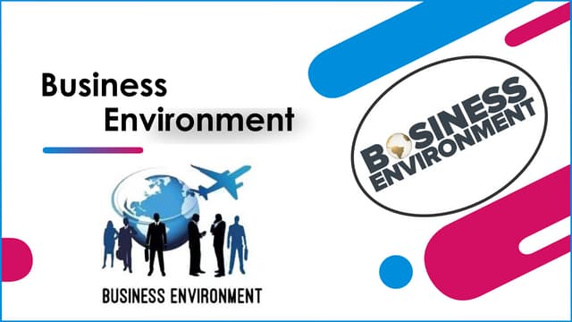 Micro and Macro Environment of Business | PPTX