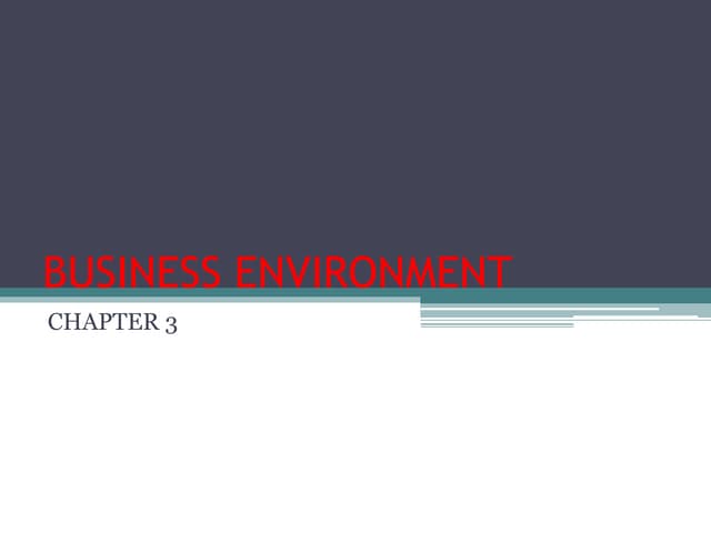 Business environment ppt | PPSX