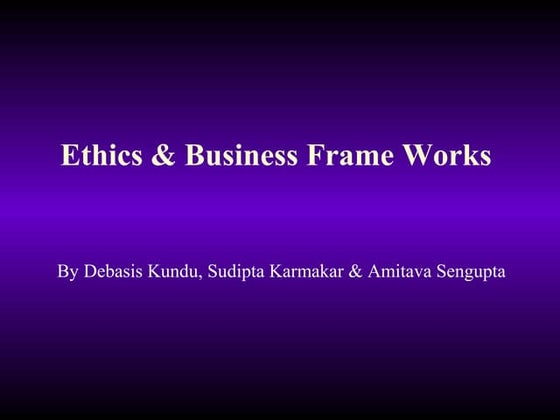 Ethical Framework Diagram Docx