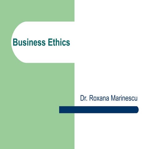 Business ethics | PPT