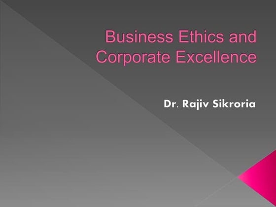 INFOSYS - Ethical Practices | PPT