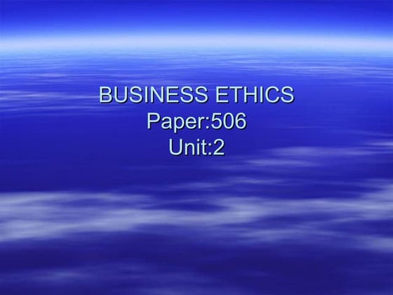 Principle and philosophy of value and ethics | PPT