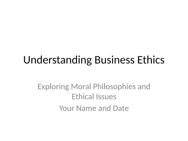 Professional Behavior and Ethics Presentation | PPTX