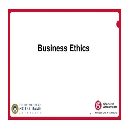 Business ethics presentation[1] | PPT
