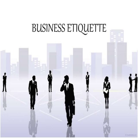Business etiquette | PPTX