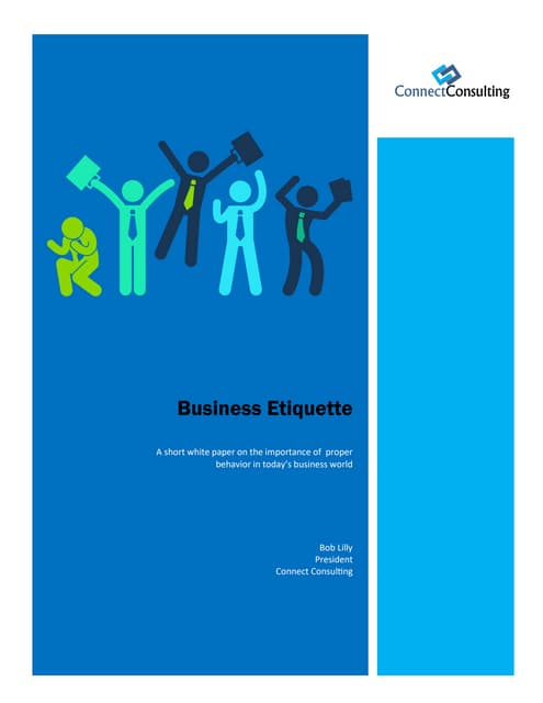 Business Etiquette | PDF | Dating | Family and Relationships