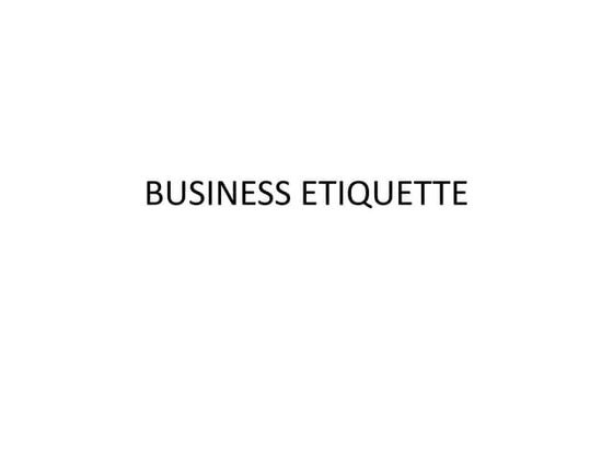 Staff etiquette & manners in hospitality | PPT | Travel Preparation and ...