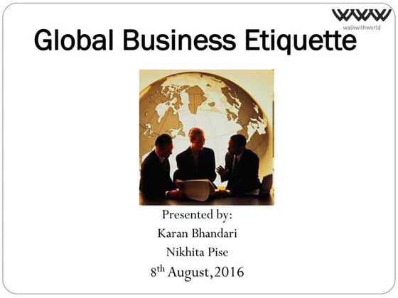 Global etiquette rules | PPT
