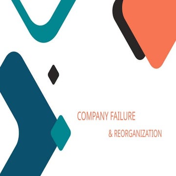 BUSINESS FAILURE & REORGANIZATION.pptxll | PPTX
