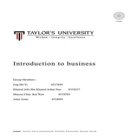 Business finalcial report | PDF | Non-Profit Organizations | Industries