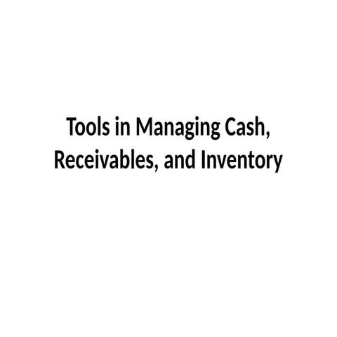 Business Finance CHapter 2 Lesson 5 Tools in Managing Cash Receivables and pptx.pptx