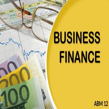 BUSINESS FINANCE specialized subject in Senior High School ABM strand ...