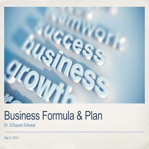 Business formula & Plan | PPT
