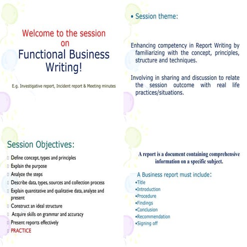 Business functional writing- reports, meeting minutes.ppt.pdf