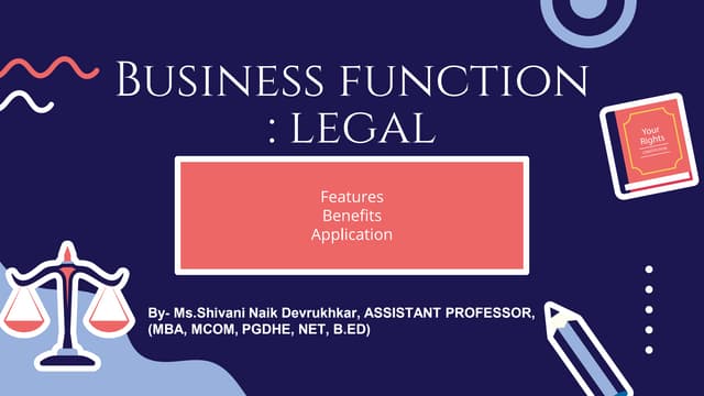 Business Function Legal Pptx