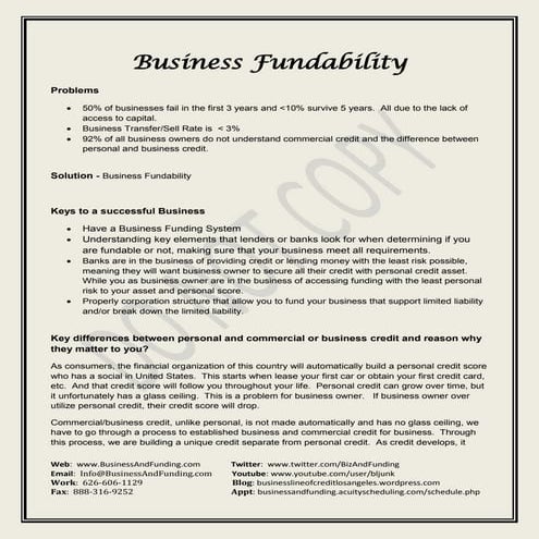 Building Business Credit | PPT