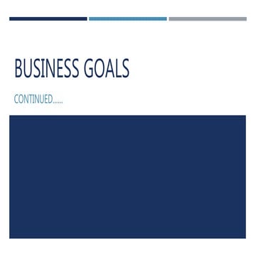 ROGA 11.BUS Business Goals Final ROGA | PPT